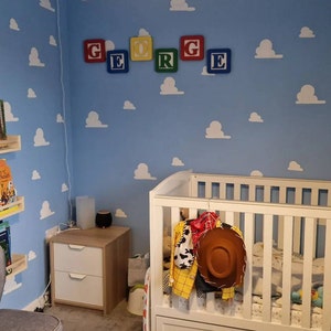 Toy Story Style Wooden Alphabet Blocks. Name Blocks. Personalised ...