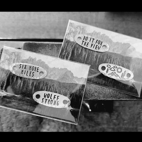 Personalized Hiking Boot Tags | Hiking Gift for Women | Gift Idea for ...