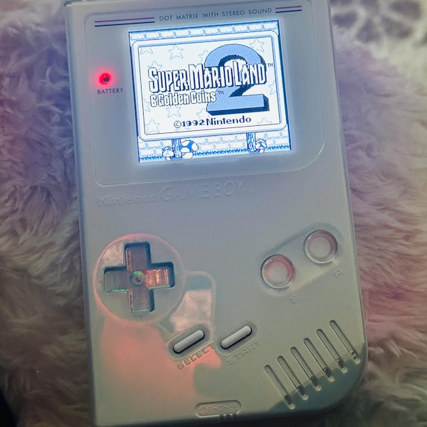 Custom Baby Blue Game Boy Advance: IPS Display, USB-C Rechargeable - Etsy