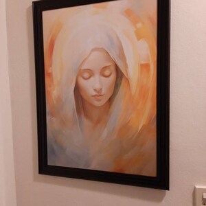 Our Virgin Maria, Mother of God Poster, Saint Mary Art, Holy, Gift for ...