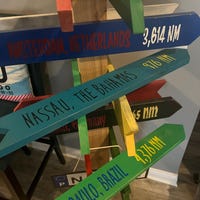 Set of 9 Arrow Location Signs Directional MASH Signpost Hand Painted ...
