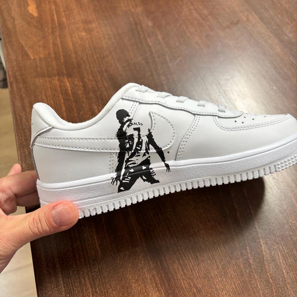 Sesame Street Elmo Cookie Monster Inspired Air Force 1 Trainers ...