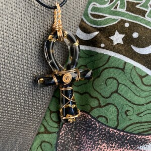 Black Obsidian Ankh/protection - Etsy