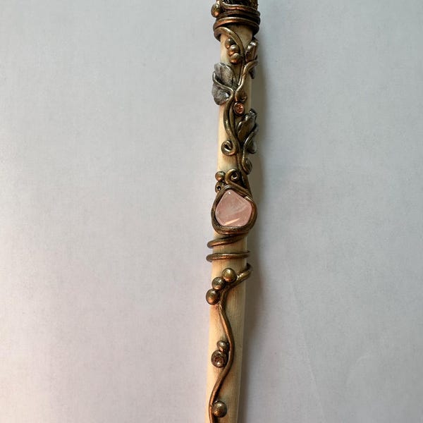 Fluorite Magic Wand Pen, Green Pencil, Polymer Clay, Fairy Magic Pen - Etsy