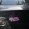 Custom Name Pink Theme Text Vinyl Decal up to 20CM Wide Custom Car ...