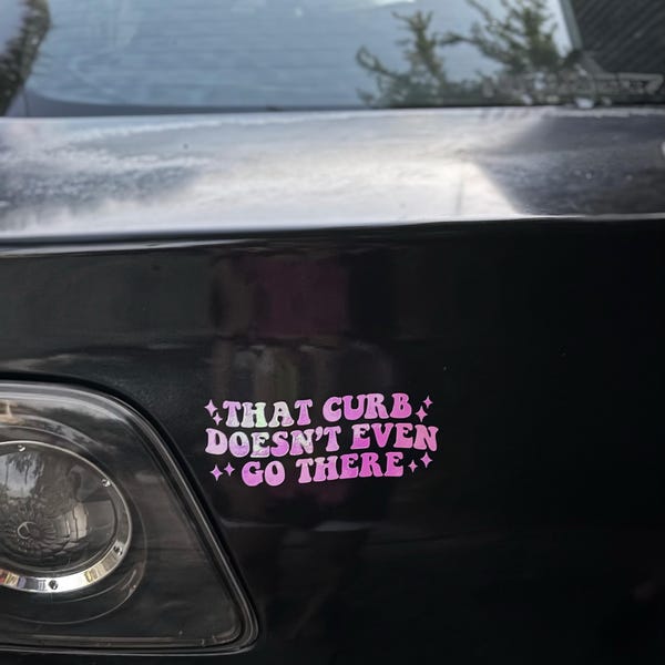 Custom Name Pink Theme Text Vinyl Decal up to 20CM Wide Custom Car ...