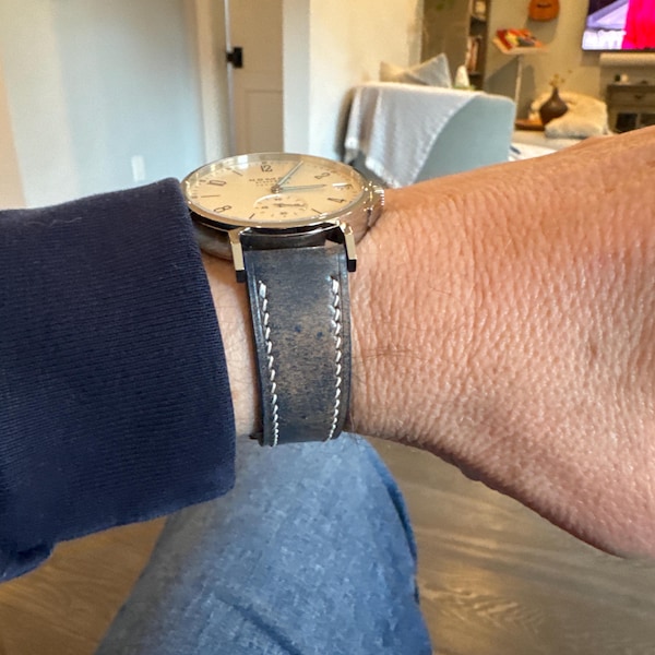 White Rally Watch Strap, Handmade Watch Strap, Custom Watch Strap ...