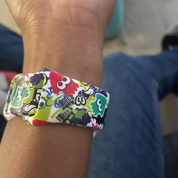 Splat Watch Band Game Watch Band Squid Watch Band Woomy Watch Band - Etsy