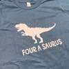 Custom Saurus Shirts, Dinosaur Shirts, Custom Gifts, Personalized ...