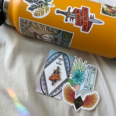 Enamel Pin Percy Jackson Inspired - Etsy