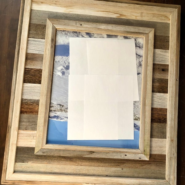 Durango Rustic Barnwood Picture Frame, Western Aged Wood Frame - Etsy