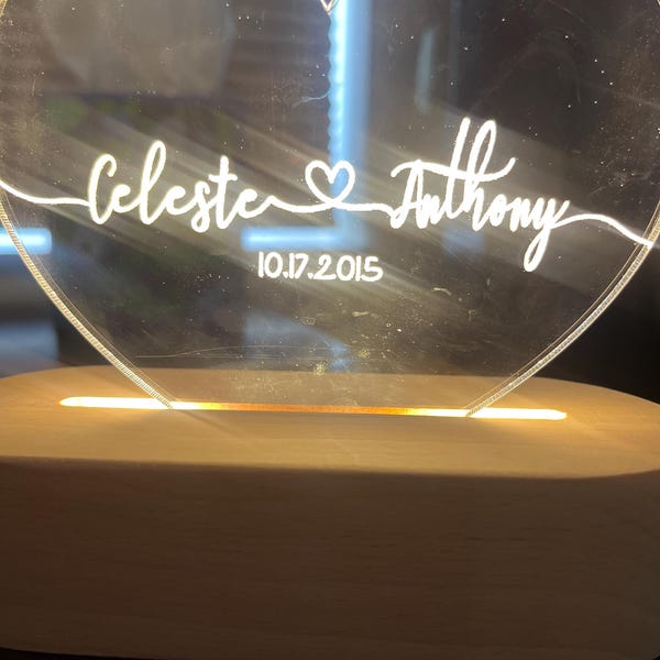 Personalized Forever My Boo,couple Names Night Light,halloween Night ...
