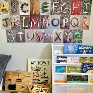 Rustic Alphabet Setfarmhouse Classroom Decorrustic Nursery Decornature ...