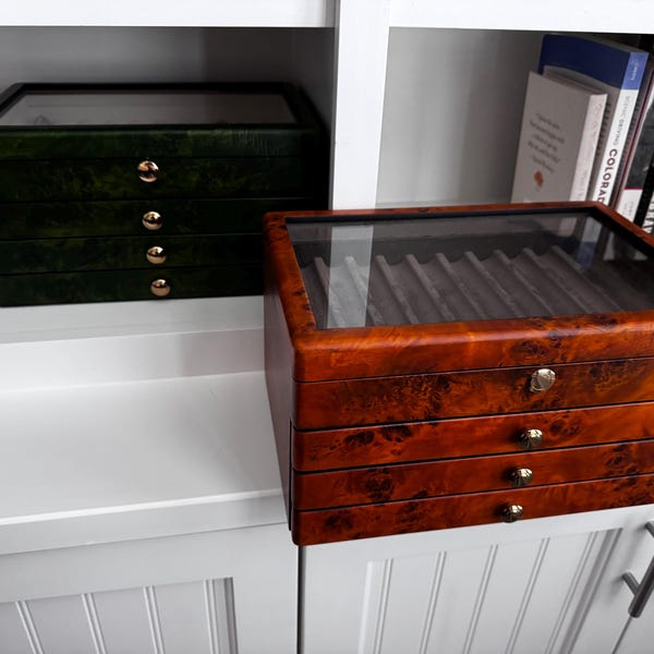 Handcrafted Solid Wood Pen Tray, Handcrafted Wooden Pen Box , Elegant ...