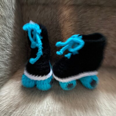 Racing Style Roller Skate Baby Booties - Etsy