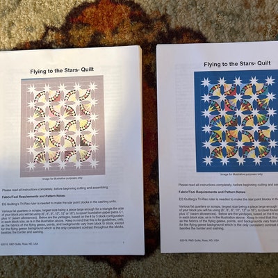 Flying to the Stars Quilt Pattern Printed Version - Etsy