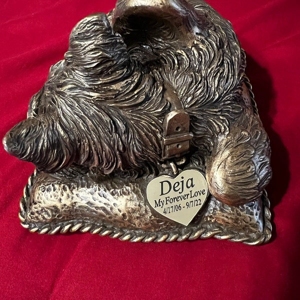 Angelic Yorkie Dog Memorial Urn - Etsy
