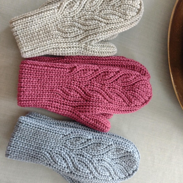CROCHET MITTENS PATTERN English Pdf Slip Stitch Crochet Knit Look Short ...
