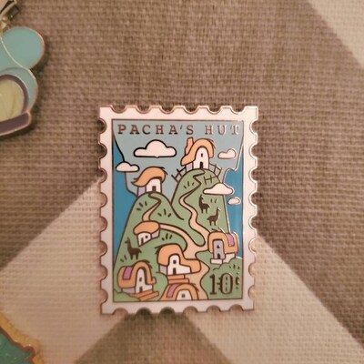 Pachas Hut Pin Stamp Enamel Pin Fairytale Pin Magical Pin Llama Pin ...