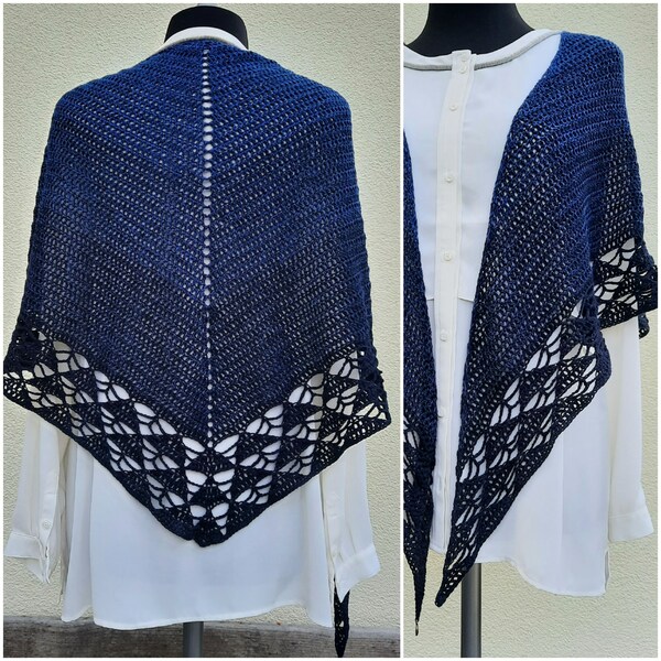 Odette ~ Crochet PATTERN for Lace Shawl and Collar - Etsy