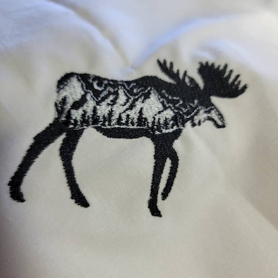 Adventure Moose Machine Embroidery Design / Moose / Adventure / Three ...