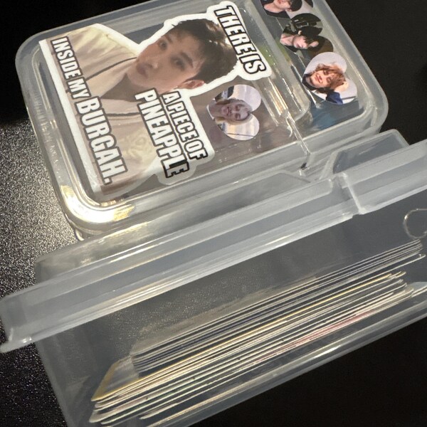 Plastic Photocard Container Box | Kpop Photocards, Polaroid Storage ...