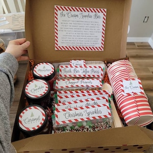 Printables | Ice Cream Sundae in a Box M, Ice Cream Kit Template ...