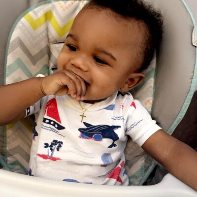 18K Baby Necklace for Boy,kids Gold Necklace,toddler Boy Necklace,baby ...