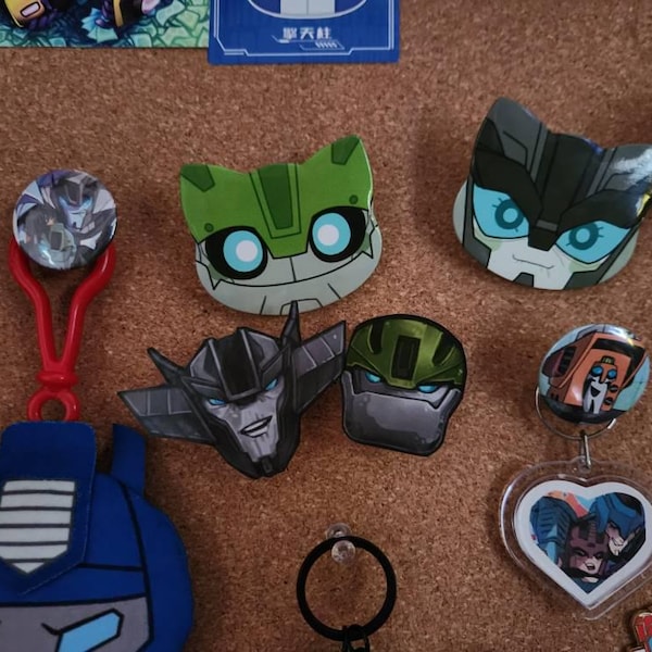 Transformers Prime Decepticon and Autobot's Headshots, Handcut Stickers ...