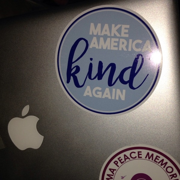 Make America Kind Again Vinyl Sticker - Etsy