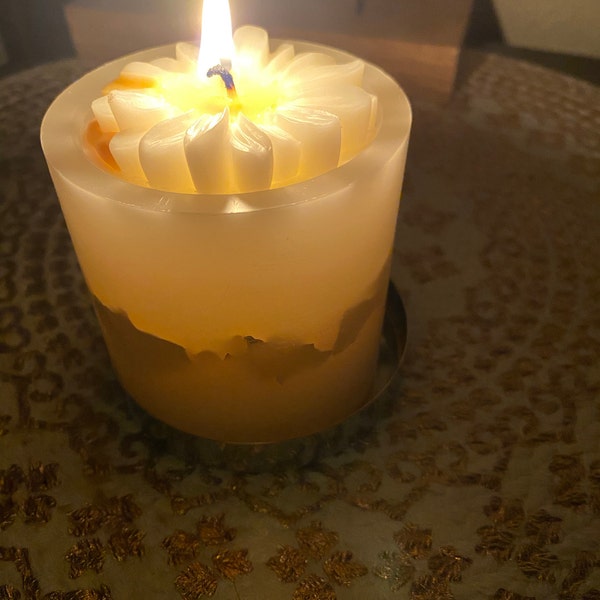 Large Puffy Cloud Candle, Coffee Table Decor, Decorative Candle ...