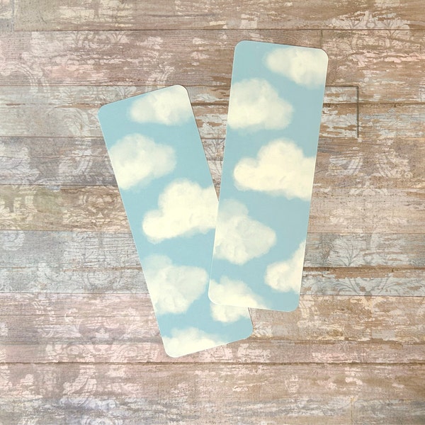 Blue Skies Bookmark - Etsy
