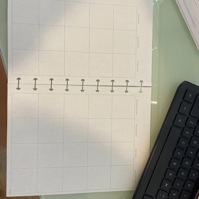EDITABLE Happy Planner Big Inserts Monthly Lined Planner - Etsy
