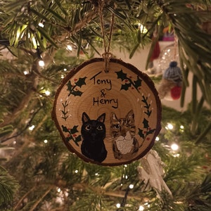 Cute Snow Foxes and Robin Hand Painted Christmas Gift Tags Set of 3 or ...