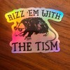 Rizz Em With the Tism Waterproof Weatherproof Vinyl Sticker Decal - Etsy
