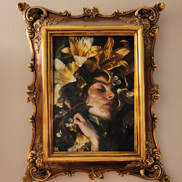 Sappho & Erinna | Printable Oil Painting, Sapphic Art, Queer Love ...