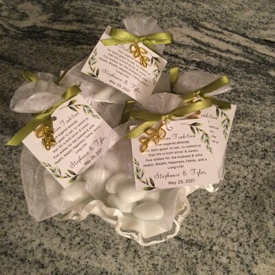 50 Italian Bombonieraconfetti Wedding Favors candy Coated Almonds ...