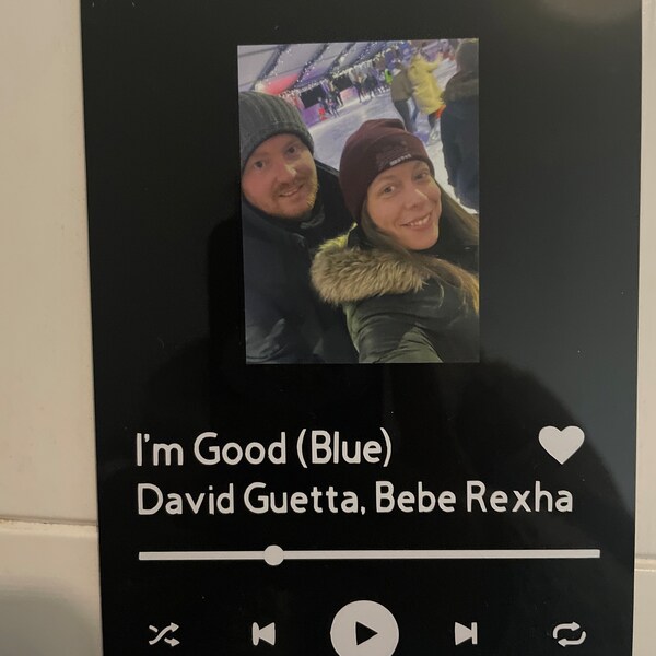 Personalised Spotify Song Frame - Etsy