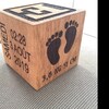 Personalized Anniversary Wooden Block Custom Name Memorial Gift ...