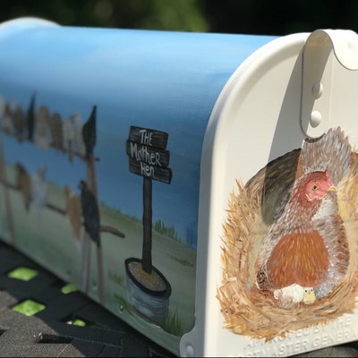 Custom Hand Painted Mailboxes, Personalized Mailboxes for Unique Gift ...