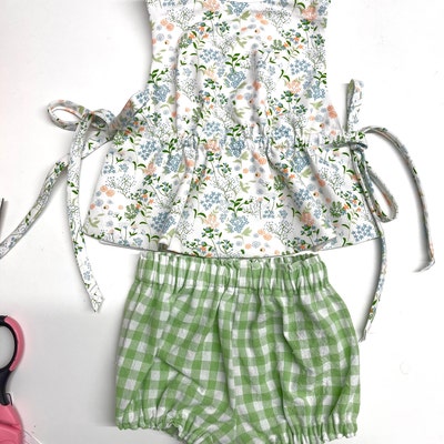 Baby Ruffle Top / Baby Tied Top / Vest With Frills / Boy Girl Sewing ...