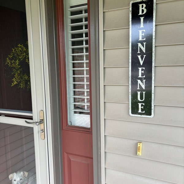 Custom Vertical Sign | Vintage Design | 6 Color Choices | Weatherproof ...