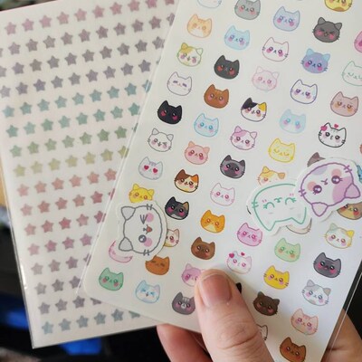 Cross Vinyl Sticker Sheet - Etsy