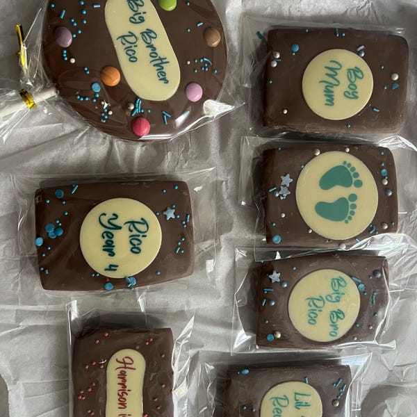 Personalised Birthday Chocolate Block Happy Birthday Chocolate Gift ...