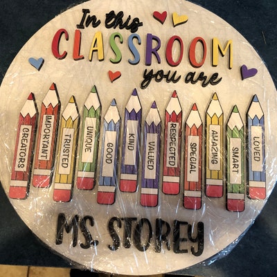 Personalized Teacher Door Sign, Special Education Door Sign, Everyone ...