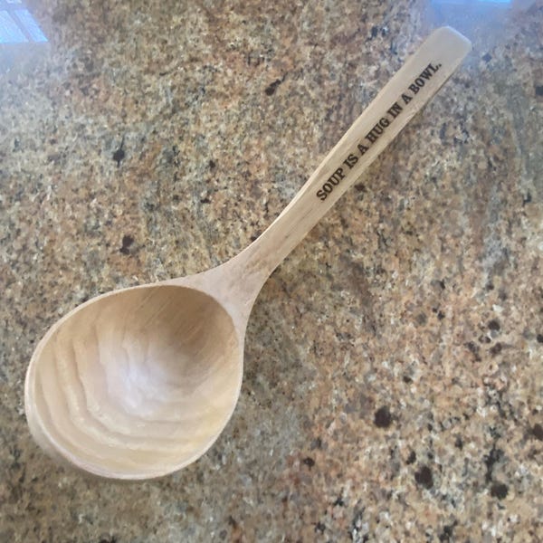 Soup Ladle Wood Spoon - Etsy