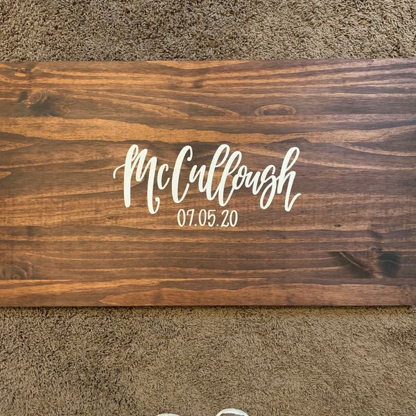 Sale!!! Alternative Guest Book // Wood Guest Board // Wedding Sign in ...