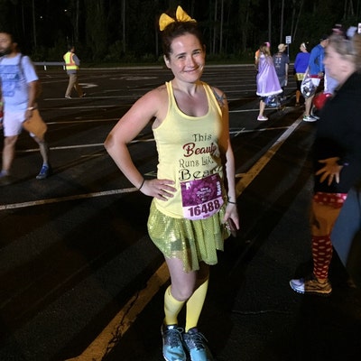 Belle Running Costume, Beauty and the Beast Costume, Fairy Tale Shirt ...