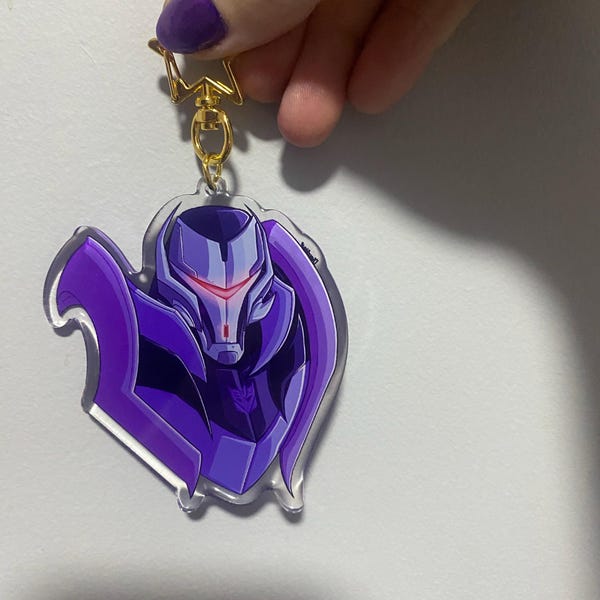 Transformers Prime Decepticons 3” Chunky Epoxy Keychain Charms! - Etsy