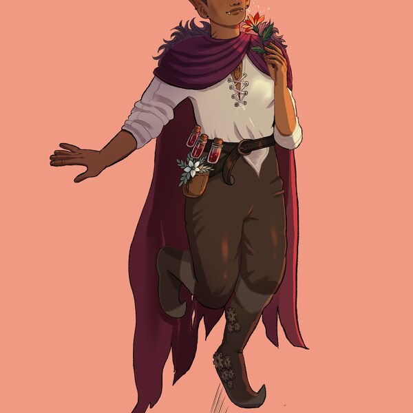 Digital Dnd/oc Character Illustration - Etsy